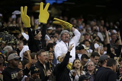 Saints' chase for indoor crowd noise record falls short | Saints | nola.com