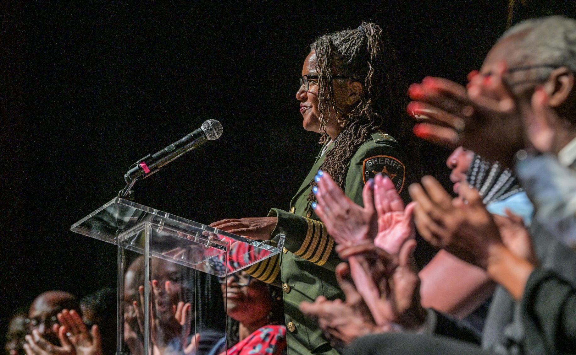 'We're making history': Susan Hutson becomes first woman to serve as ...