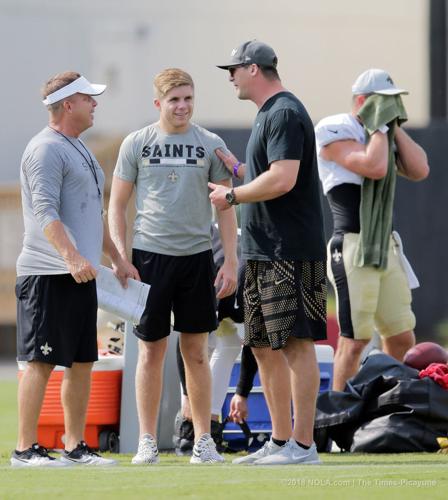 Benjamin Watson, Marcus Davenport, Shane Vereen leave Saints practice ...