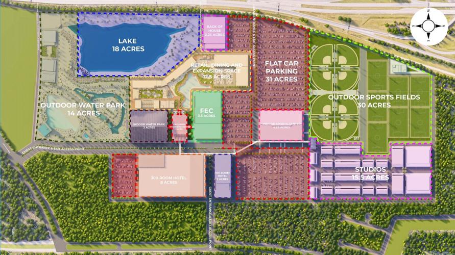 Waterpark, sports complex, retail planned for Six Flags site | News ...