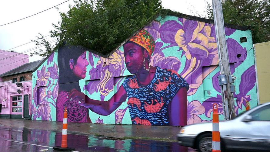 What's OUT in downtown New Orleans: graffiti. What's IN: legit murals ...