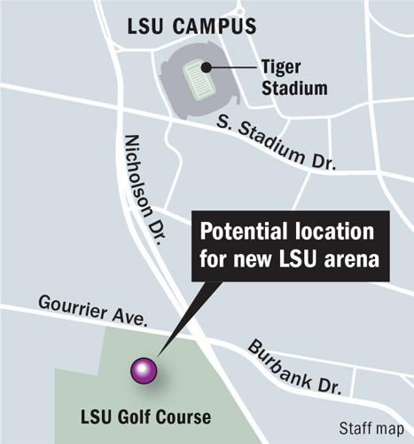 LSU eyes golf course as potential location for new arena | News | nola.com