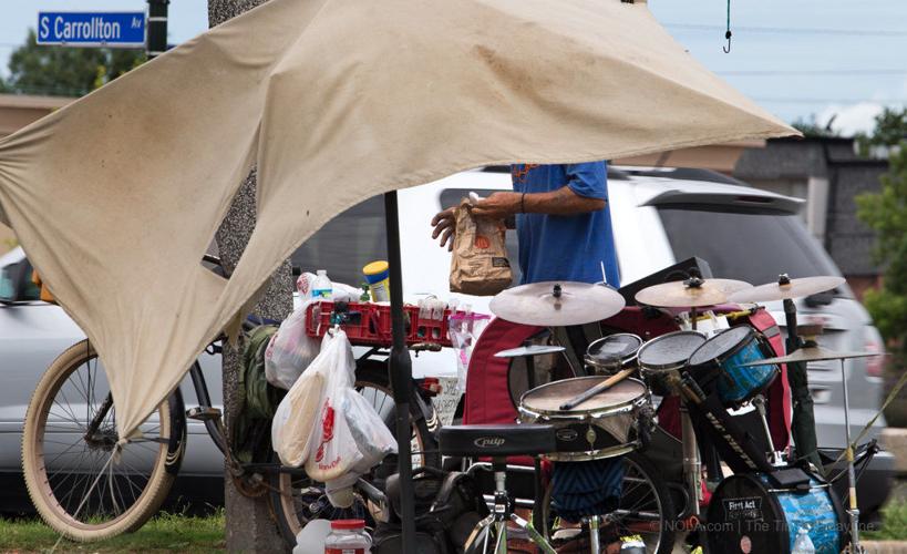 Homeless drummer marches to his own beat -- and he's happy | Archive ...