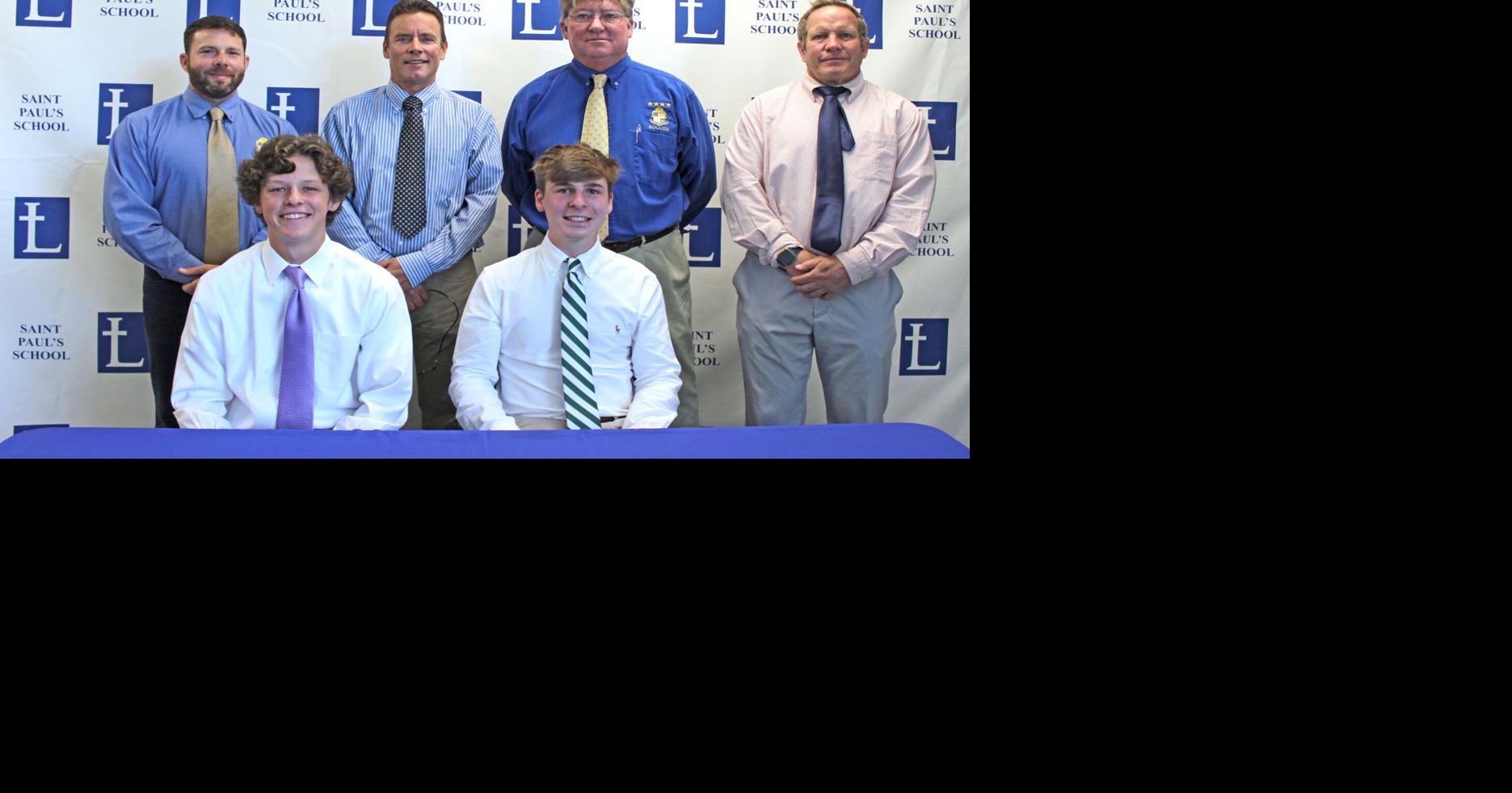 St. Paul's Harrison Weisinger, Caleb Nicotri sign letters of intent ...