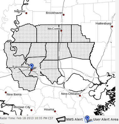 Baton Rouge to experience thunderstorms, strong wind Monday night ...