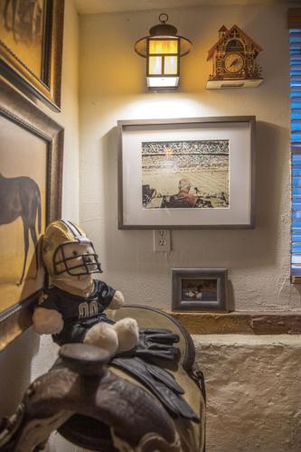 See Superdome announcer Mark Romig’s home: a Saints haven where friends ...