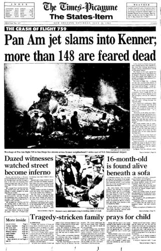 Remembering the Kenner plane crash and the 'miracle baby' pulled from ...