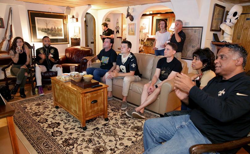 See Superdome announcer Mark Romig’s home: a Saints haven where friends ...