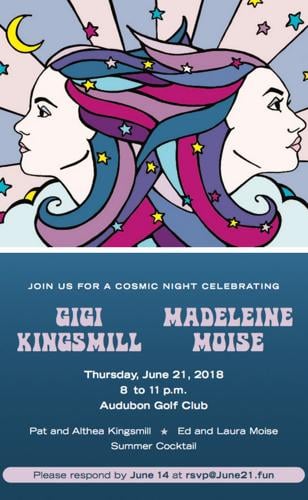 GiGi Kingsmill and Madeleine Moise have a cosmic night at party in ...