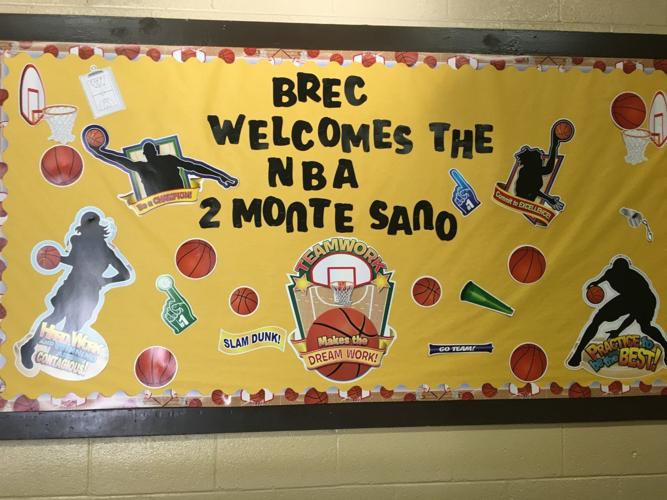 NBA Cares program provides refinished basketball court for BREC gym ...