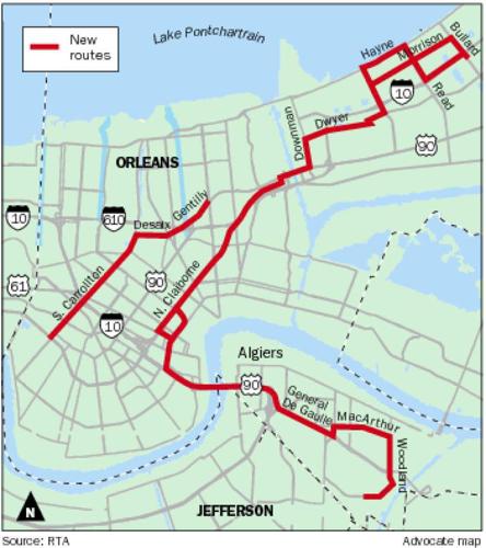 RTA adds routes, expands other bus service | Local Politics | nola.com