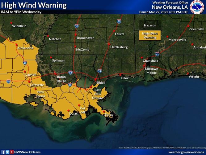 When will severe weather hit New Orleans, Baton Rouge areas Wednesday ...