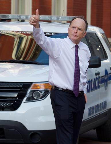 Barry Kern thumbs up funeral | | nola.com