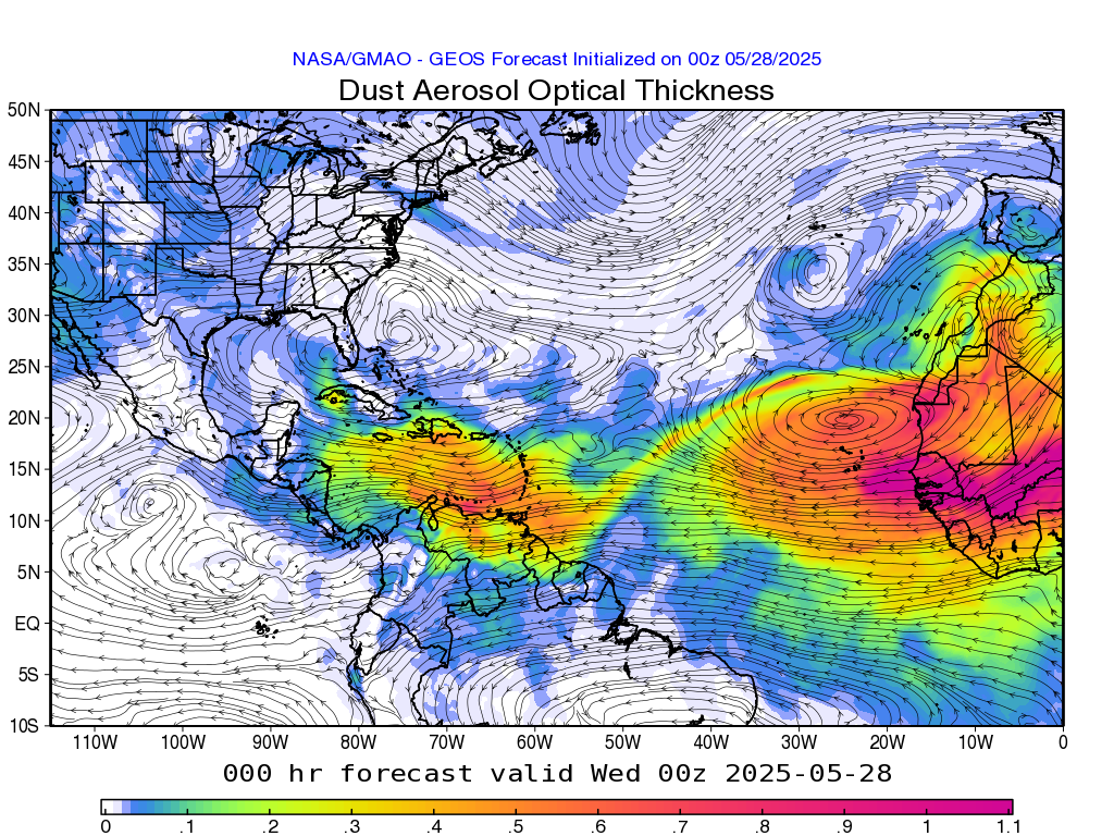 Plume of Saharan dust headed for Louisiana's Gulf Coast | Weather ...