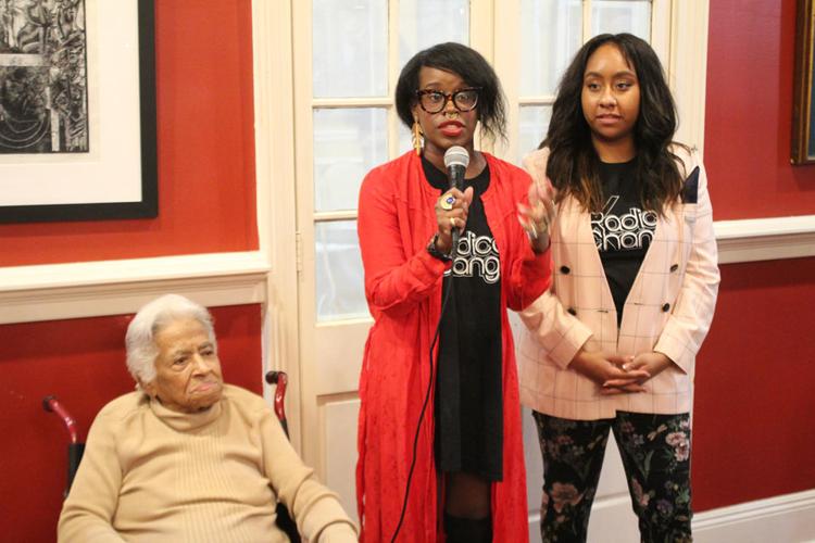 Leah Chase and celebrity chef Carla Hall delight diners at Dooky Chase ...