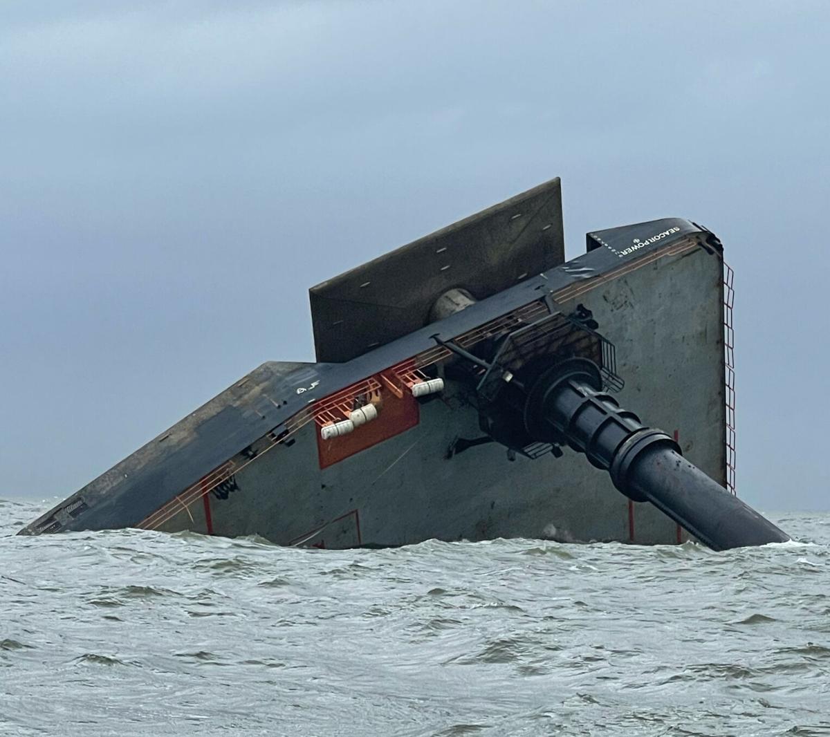 Photos: Lift boat Seacor Power capsizes in Gulf of Mexico off Louisiana ...