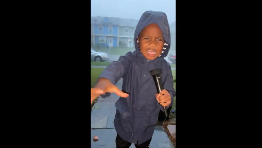 Watch: Younger and cuter than Jim Cantore, kid weatherman covers ...