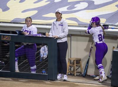 LSU softball narrowly beats Howard in Purple and Gold Challenge | LSU ...