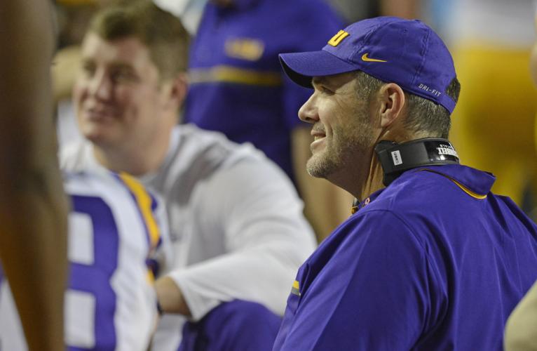 LSU offensive line coach Jeff Grimes on center situation, Austin ...