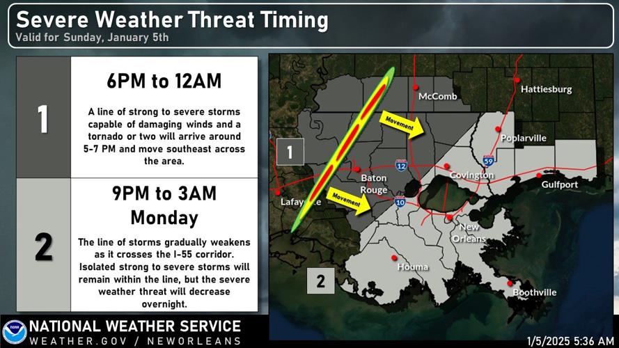 Heavy rain, freezing temperatures in New Orleans forecast | Weather ...