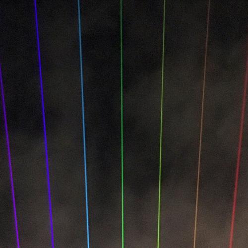 Look, up in the sky: 'Global Rainbow' laser zips over New Orleans ...