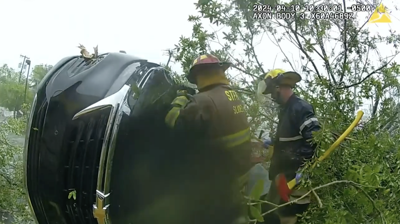 See police body cam video of tornado in Slidell, Louisiana | Weather ...