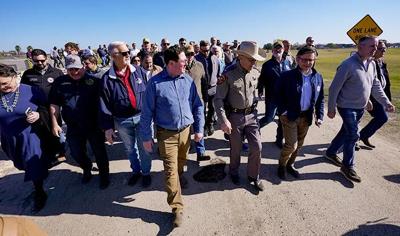 Flood visits Texas border, addresses illegal immigration crisis ...