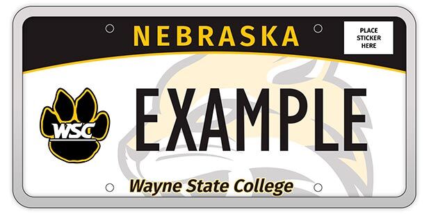 Wayne State College launches official Nebraska specialty license plate ...