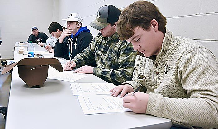 Nearly 600 students compete in district livestock judging contest at ...