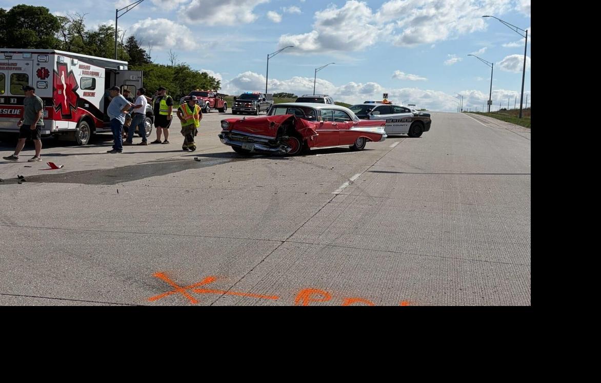 Four injured in crash involving classic car show near Stanton | News ...