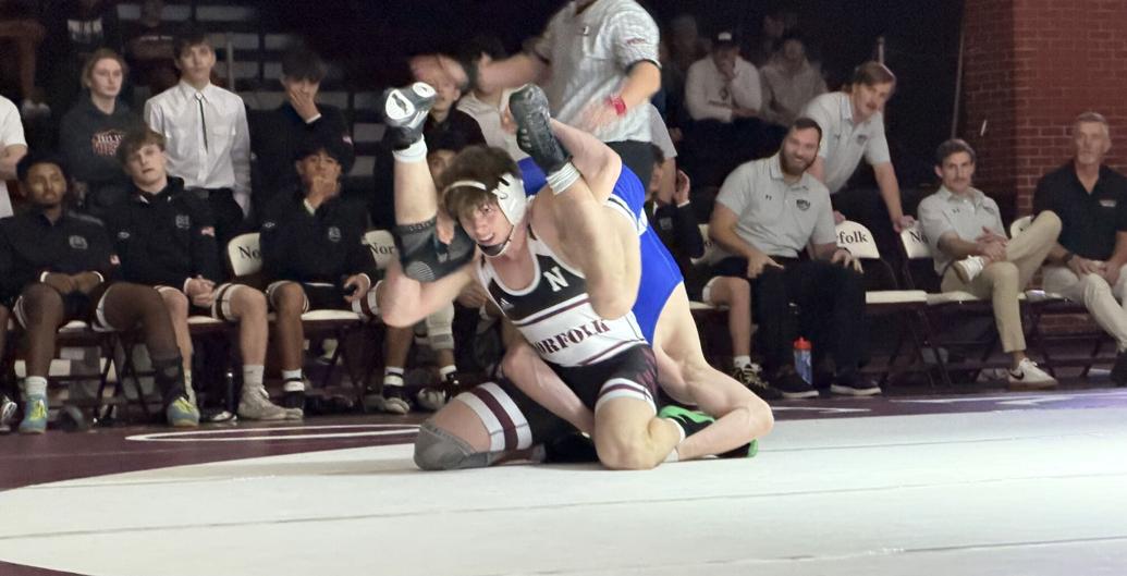 Tanner Wagner reaches 125 wins in Norfolk's dual loss to Bennington ...