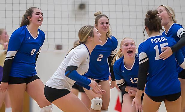 VOLLEYBALL - Pierce vs Battle Creek | Photo Gallery Sports ...
