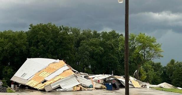Severe weather damages buildings, floods roadways in Madison and ...