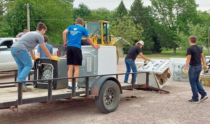 FFA, city clean-up collects 7,980 pounds of electronics in Humphrey ...