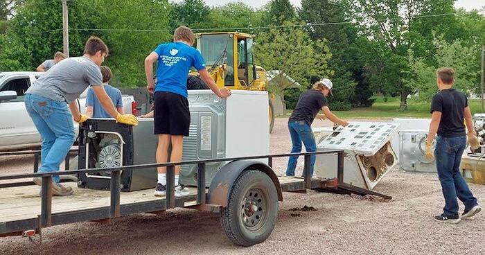 FFA, city clean-up collects 7,980 pounds of electronics in Humphrey ...