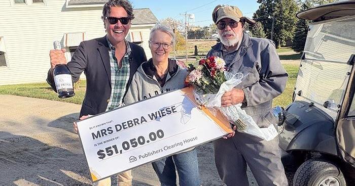 Randolph couple surprised with $51,050 Publishers Clearing House prize ...