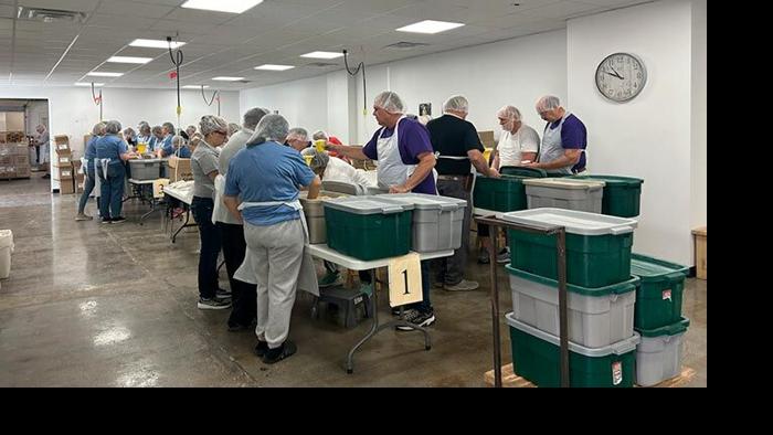 Volunteers assist in two-day Pack Away Hunger event | News ...