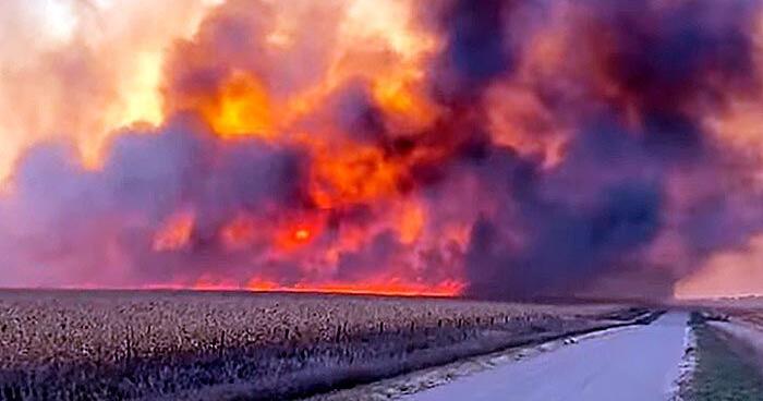 Strong winds, dry conditions fuel fires across Northeast Nebraska ...