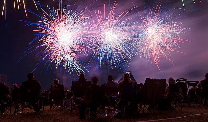 Community tradition endures as fireworks show attracts thousands to ...
