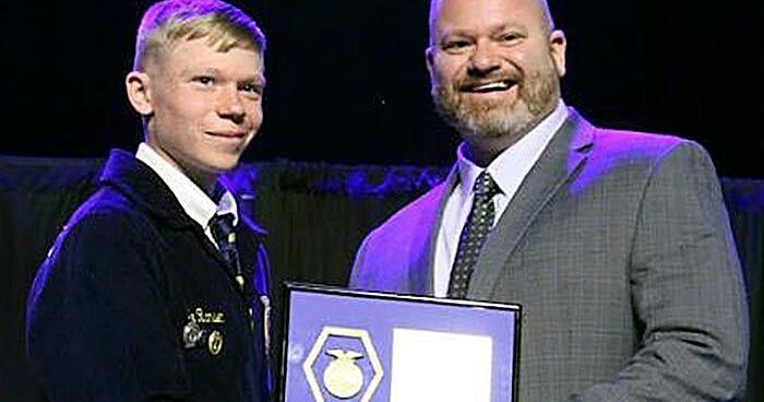 Ransen of Norfolk uses research to win state FFA Star in Agriscience ...