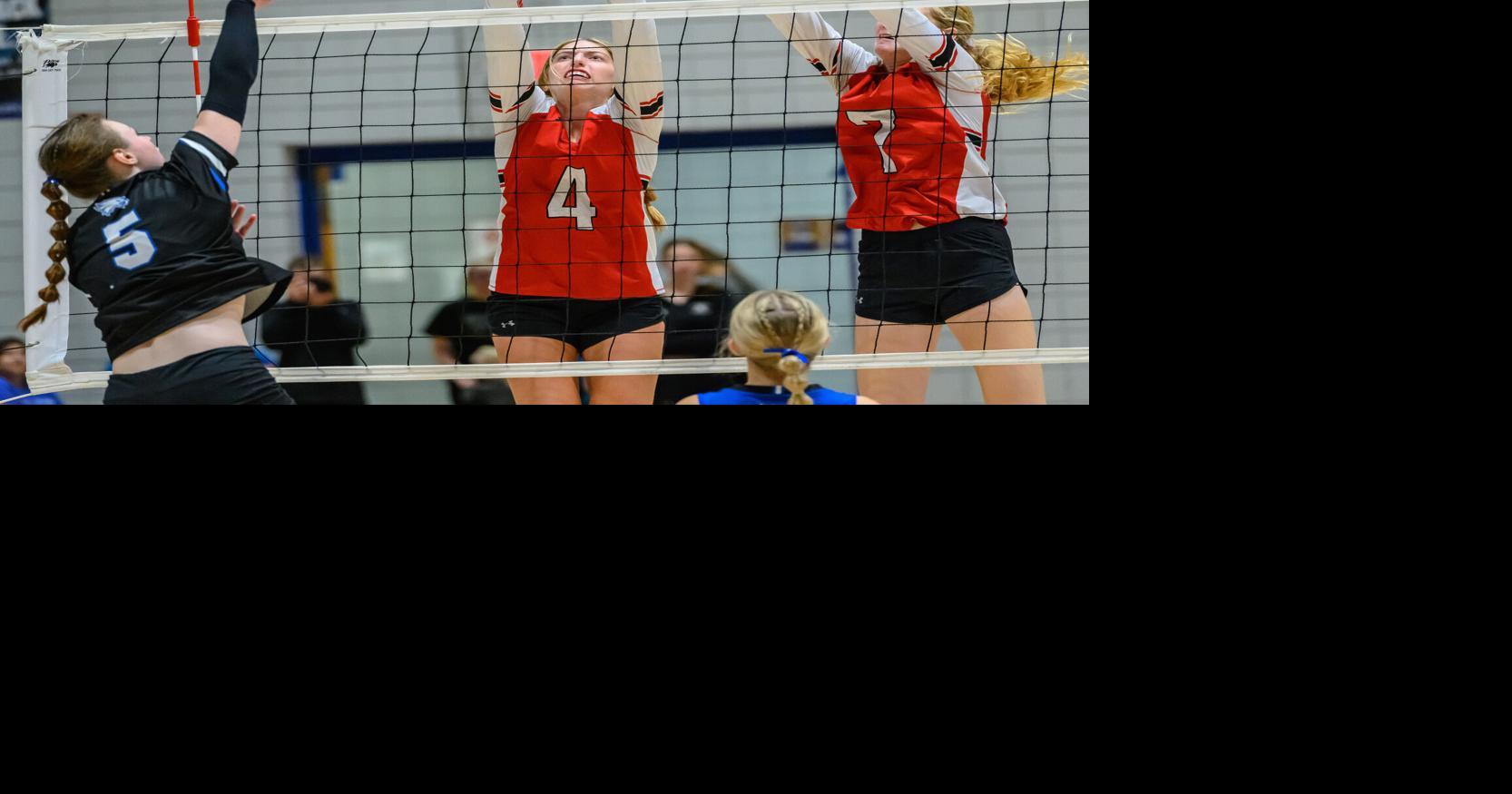 Cedar Catholic holds on for straight-set win over Eagles | Select ...