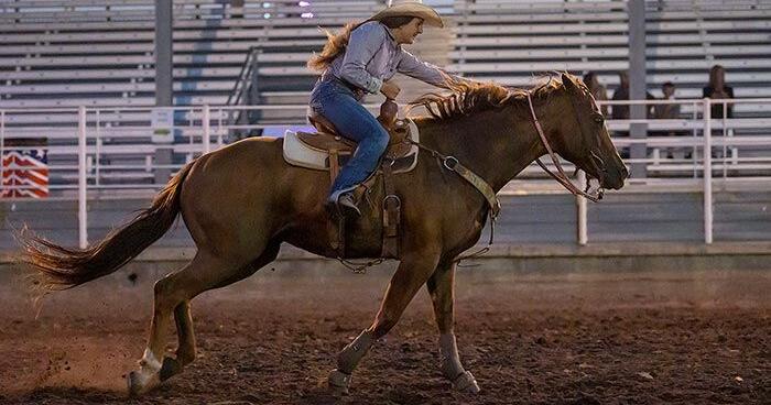 Norfolkan wins barrel race at rodeo competition | Select ...