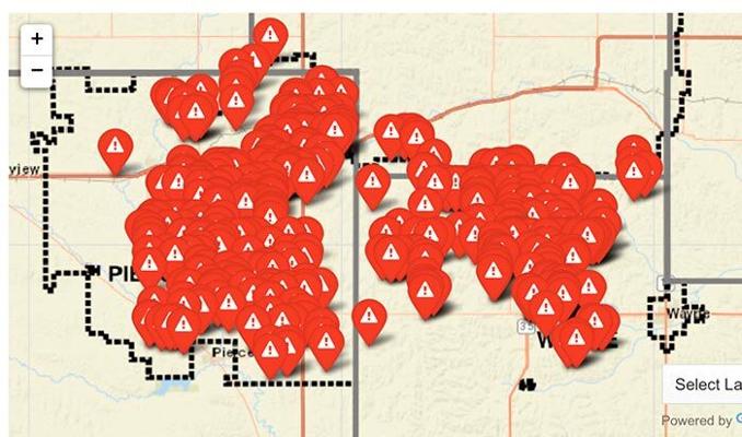 Late-March storm causes power outages, slick roads | News ...