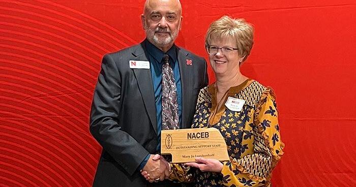 Lueckenhoff awarded Outstanding Support Staff at NACEB Day | News | norfolkdailynews.com