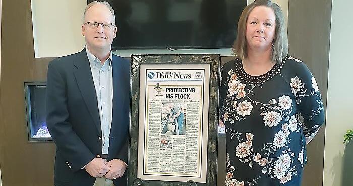 Koepke credits many heroes in acceptance of award for late husband ...