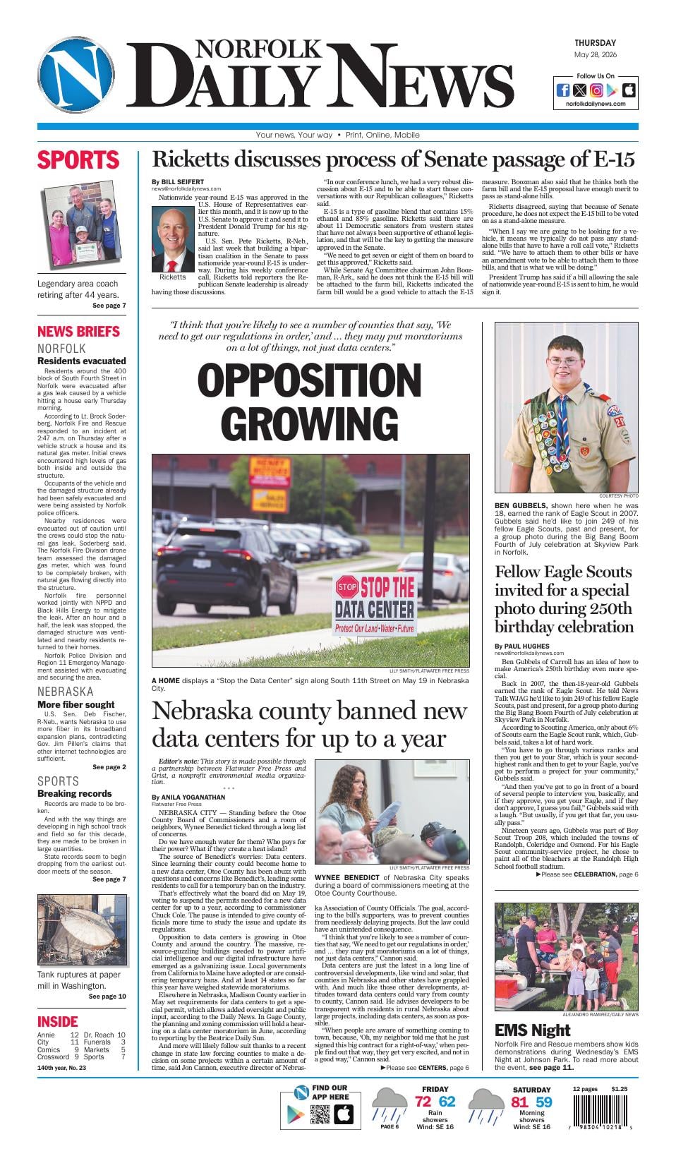 Page 01 | ePaper | norfolkdailynews.com