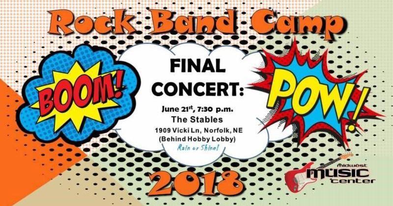 Midwest Music Centers Rock Band Camp kids ready for the final concert ...