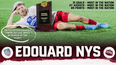 Nys becomes first Northeast men's soccer player to be named National ...