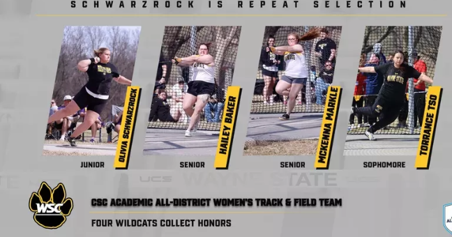 Wildcat women's track and field places four on CSC Academic All ...