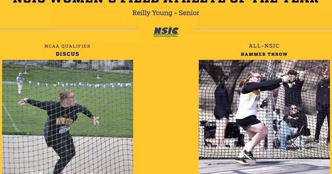 Reilly Young voted NSIC Women's Field Athlete of the Year | Sports ...